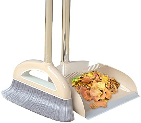 Amazon.com: Broom and Dustpan Combo Set, Long Handled Adjustable Broom ...