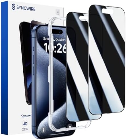 Amazon.com: ruwa Screen Protector for iPhone 15 Pro Max [6.7 Inch][2 ...