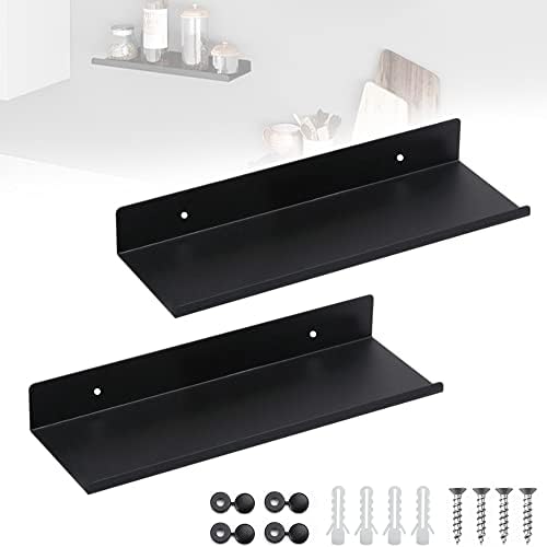 OIJOIYOI 3 Pcs Acrylic Floating Shelves, Wall Mounted Display Shelf ...