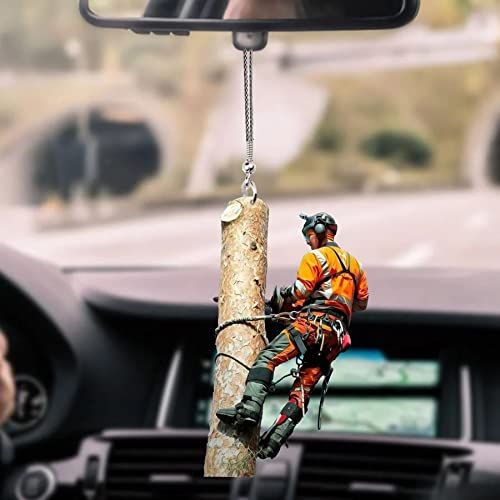 Amazon.com: Incendio Arborist in Uniform Wood Log Tree Surgeon Car ...