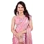 Buy Ekasya Women Soft Burberry Silk Baby Pink Floral Pattern Embroidery ...