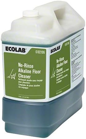 Amazon.com: Ecolab 6102106 No Rinse Alkaline Commercial Floor Cleaner ...