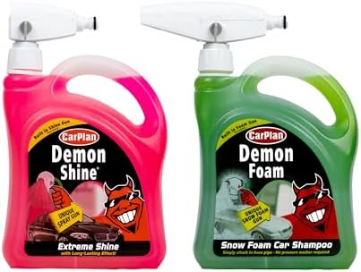CarPlan Demon Shine Spray On 2 Litre and CarPlan Demon Snow Foam Car ...