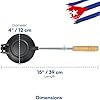 Amazon.com: Disquera de Pan Cubano Redondo (1 Unit) – Cast Iron Cuban ...