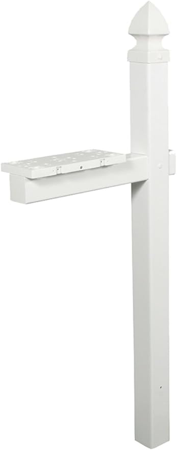 Solar Group PP500W00 Plastic Mailbox Mounting Post with Cross Arm ...