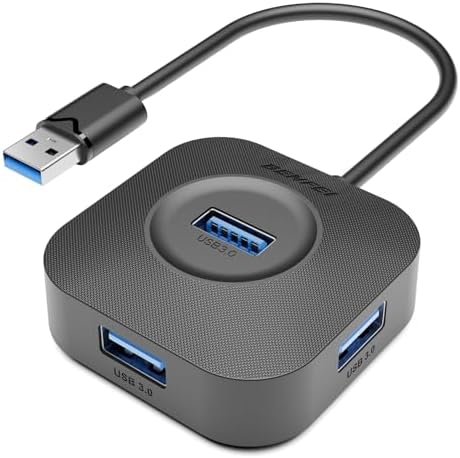 Amazon.com: UGREEN USB 3.0 Hub, 4 Ports USB A Splitter Ultra-Slim USB ...