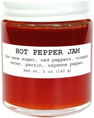 Amazon.com: Hot Pepper Jam, Hot Pepper Gourmet Jam, Low-Sugar, Homemade ...