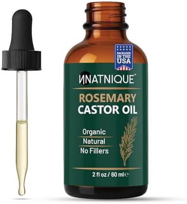 Amazon.com: Rosemary Castor Oil for Hair Growth 16oz - 100% Pure ...