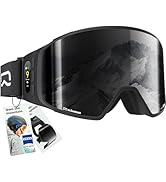 Amazon.com : SKIWARRIOR G02 Smart Ski Goggles With Interchangeable ...