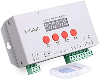 Amazon.com: JIAANDA K-1000C UCS2904RGBW GS8208 SK6812RGBW WS2811 DMX LED Controller;1536 Pixels ...