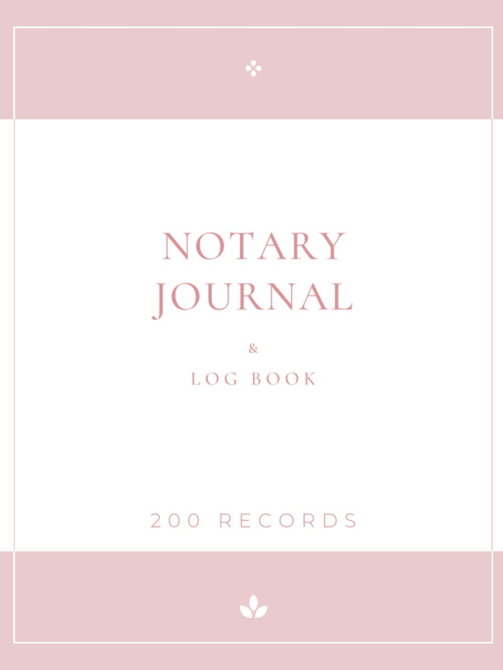[Hardcover] Notary Journal: Official Notary Log Book with 200 Records ...