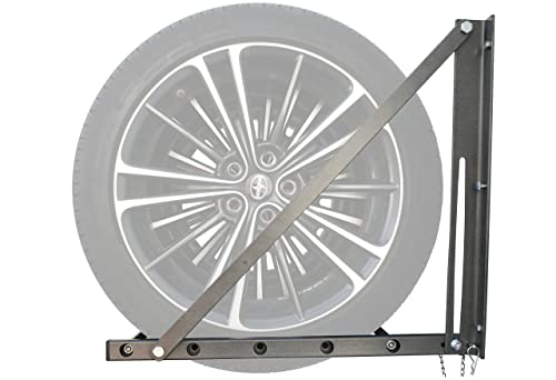 Snapklik.com : 70489 Adjustable Wall Mount Tire Rack