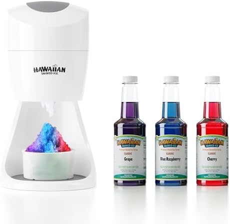 Amazon.com: Hawaiian Shaved Ice Syrup Assortment, 3-16oz Bottles of the ...