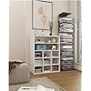 Amazon.com: HAIOOU Shoe Cubby, 9-Cube Stackable Wood Shoe Rack ...