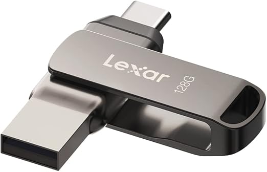 Lexar JumpDrive Dual Drive D400 USB 3.2 Type-C USB Flash Drive 128GB ...
