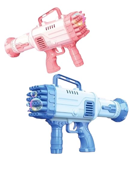 Buy DP Collection 32 Hole Gatling Bubble Gun Rocket Boom Bubble Gun ...