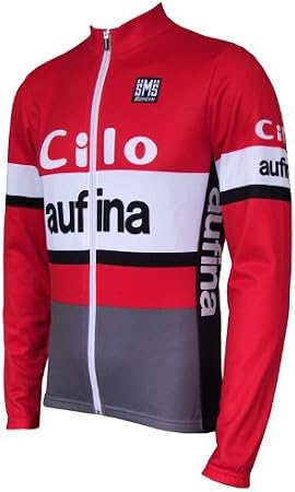 Amazon.co.jp: 自転車ウェア レトロシリーズ「Cilo Aufina」 復刻版 長袖ジャージ Lサイズ : ファッション