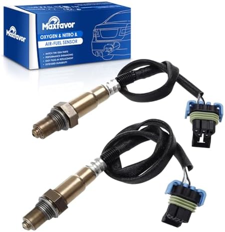 Amazon.com: Maxfavor 2Pcs Upstream and Downstream O2 Oxygen Sensor Fit ...