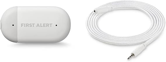 First Alert L1 WiFi Water Leak and Freeze Detector + 5 FT Cable Sensor ...