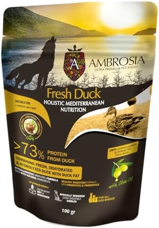 Amazon.co.jp: アンブロシア HMNダック 1.5kg : ペット用品