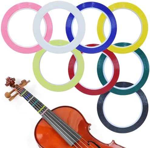 Amazon.com: Rimoev 8 Rolls Violin Tape Fingerboard, 216 FT Violin ...