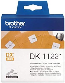 Brother DK-22251 Label Roll, Continuous Length Paper, Black/Red on ...
