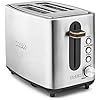 Amazon.com: Crux 2 Slice Stainless Steel Toaster, Extra Wide Slots ...