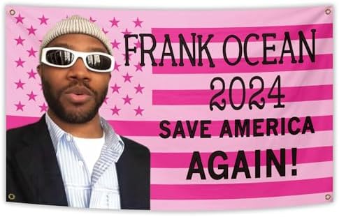 Amazon.com : Frank Singer Ocean Flag 3x5FT Funny Pink American Flag ...