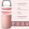 Amazon.com: Mitsemmo Snack Cup Reusable Snack Container with Lid,Yogurt ...