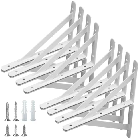 Heavy Duty Shelf Brackets Triangle Shelving Brackets Right Angle Wall ...