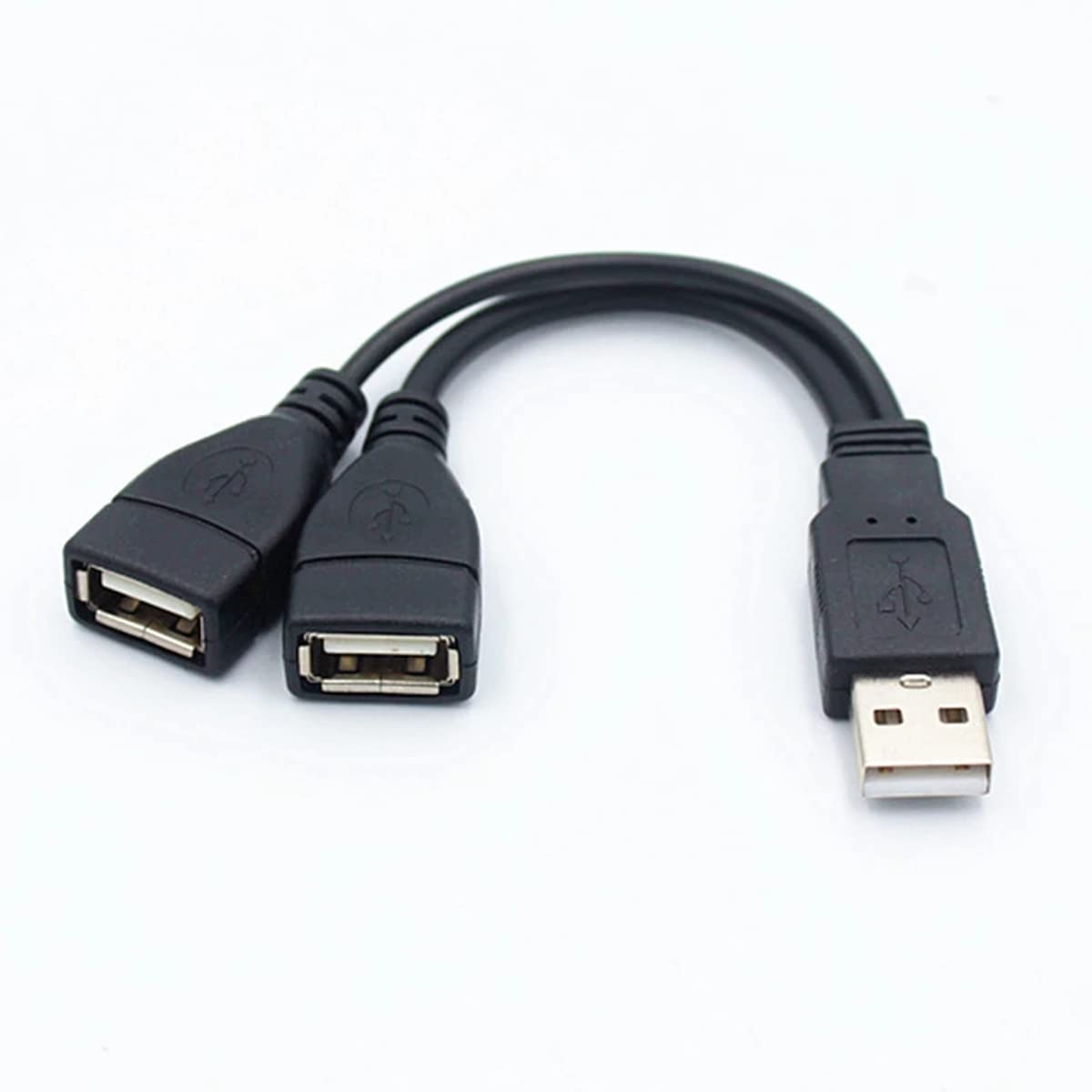 Amazon.co.jp: YSJJZRL 35CM USB 2.0 Aオスから2 USBメスジャックYアダプター ハブ電源コード延長 ...