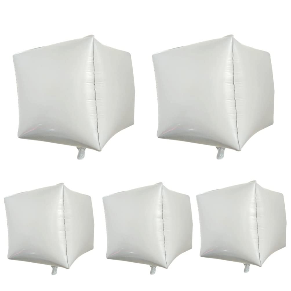 Amazon.com: Toddmomy 5pcs 24 Inch 4D Aluminum Film Balloon Square ...