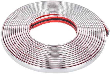 QWORK® Chrome Trim, Car Chrome Tape, Car Side Exterior Edge Protect ...