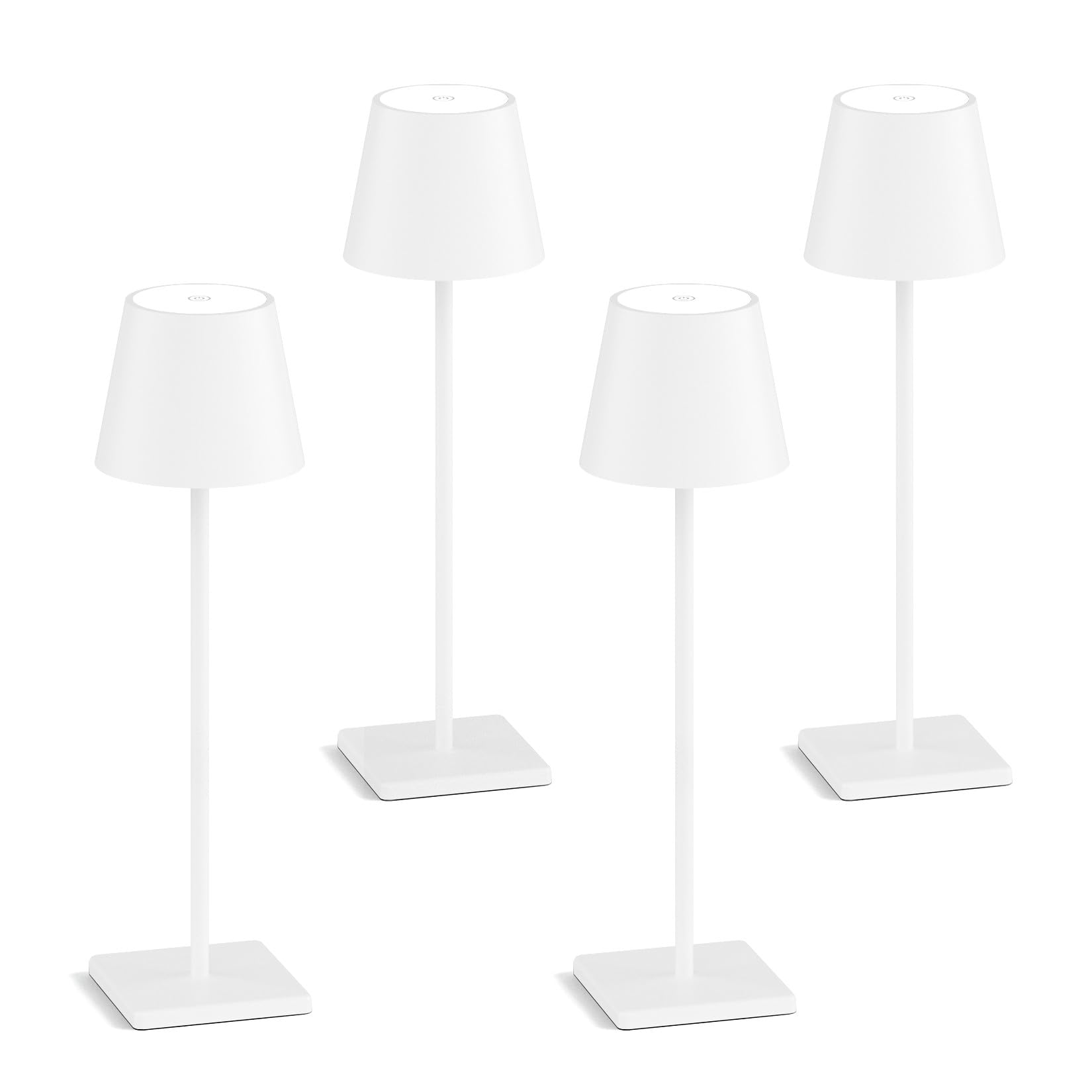 Snapklik.com : Aoceley 4-Pack Rechargeable Table Lamps, LED Cordless ...