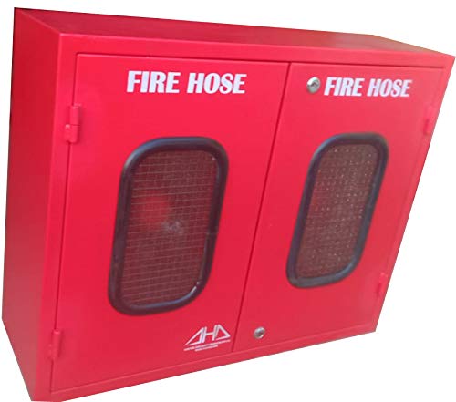 Ahd Fire Red Color Double Fire Hose Cabinet : Amazon.in: Home & Kitchen