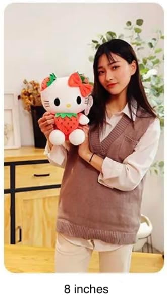 LOGIS.ARGEN, J.O.L Hello Kitty Fresa – Animal de peluche suave de alta calidad, material ...