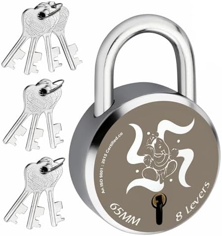 Lock with 10 keys for main gate 65MM BIG SIZE KEY LOCK MAIN DOOR HOME ...