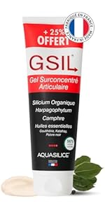GSIL - Gel Surconcentré Articulaire - Gel de Massage à Action ...