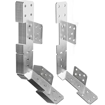 CNQLIS Stringer Connector Adjustable Tie Straps Bracket Stair Stringer ...