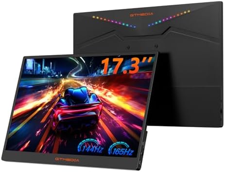 Amazon.com: GTMEDIA Portable Monitor for Laptop 17.3inch Portable ...