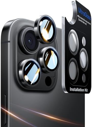 Amazon.com: SAHARA - Ultra-Strong Camera Lens Protector for iPhone 16 ...