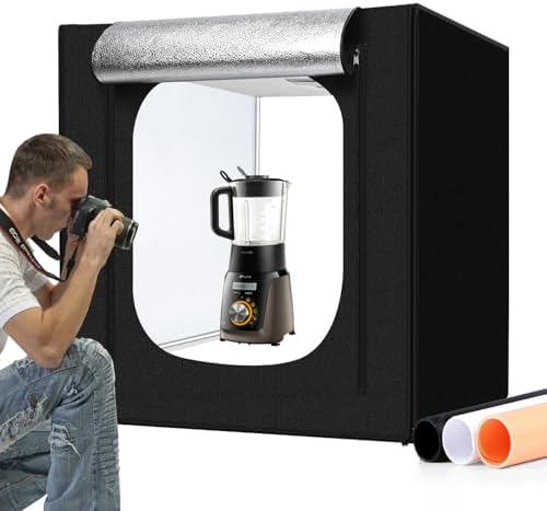 Amazon.com : 32x32 Inch Photo Studio Photo Light Box for Photography ...