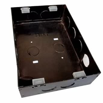 GALIN 18" Gage Heavy Iron Metal 4 Modular Junction Box (5"x5") Powder ...