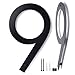 Amazon.com: SKLK-SEL Black House Numbers - 12 Inch Modern Floating ...