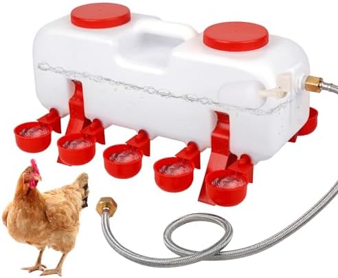 Amazon.com: KHEARPSL Automatic Chicken Waterer 3 Gallon Chicken Water ...