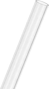 M METERXITY 1-Pack Clear Rigid Acrylic Pipe, 18mm[0.71"] ID x 22mm[0.87 ...