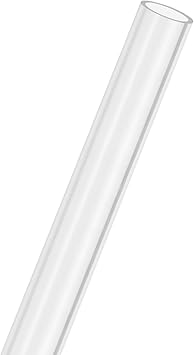 M METERXITY 1-Pack Clear Rigid Acrylic Pipe, 18mm[0.71"] ID x 22mm[0.87 ...