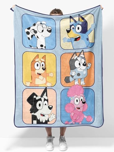 Amazon.com: Jay Franco Bluey Plush Mini Pillow Buddy & 40 x 50 Inch ...