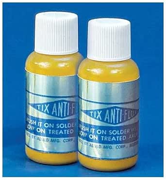 Amazon.com: Tix Anti-Flux, 1 fl. oz (two 1/2 oz bottles) : Tools & Home ...