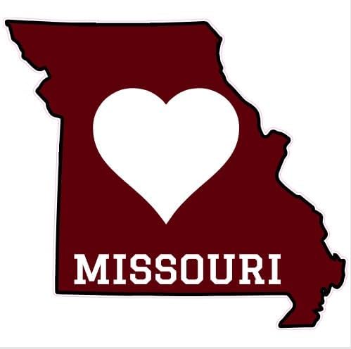 Amazon.com - Missouri Sticker USA State Decal for Wall, Laptop, Cell ...